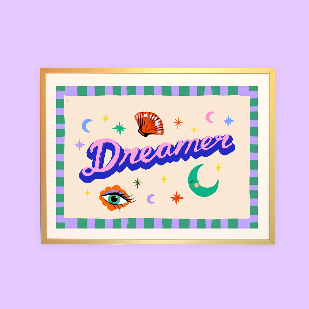 Dreamer Print | Motivational Wall Art | Eleanor Bowmer – Eleanor Bowmer