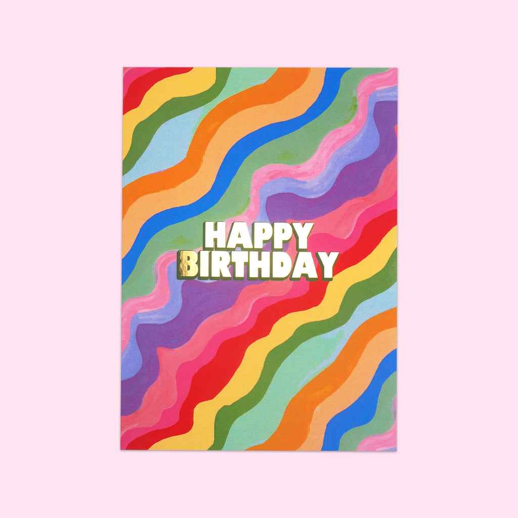Rainbow Wave Card | Eleanor Bowmer – Eleanor Bowmer