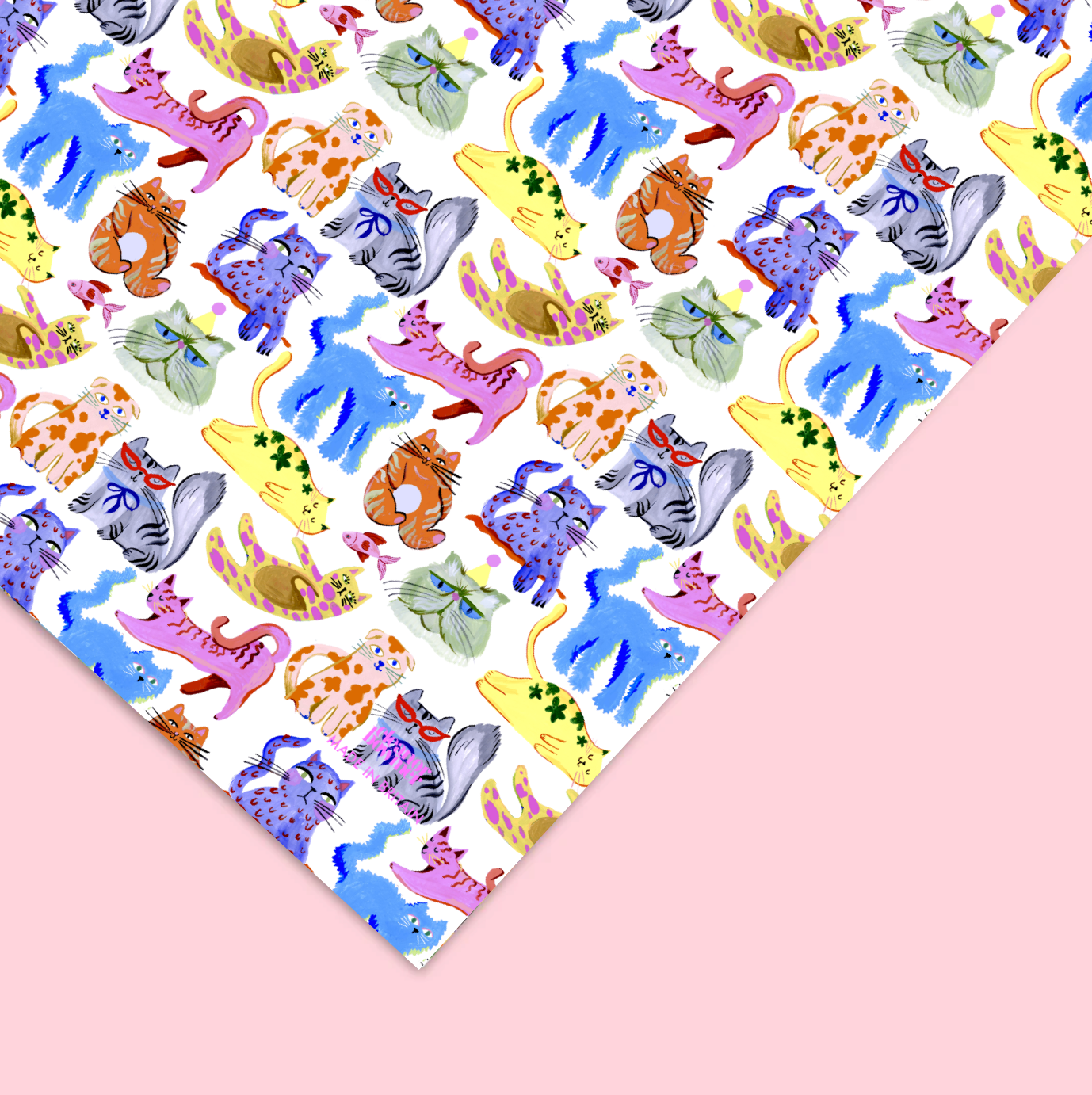 Cats Gift Wrap – Eleanor Bowmer