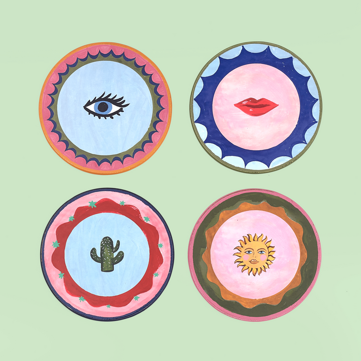 Electric Coast Icon Corked Coasters - Set of 4 – Eleanor Bowmer