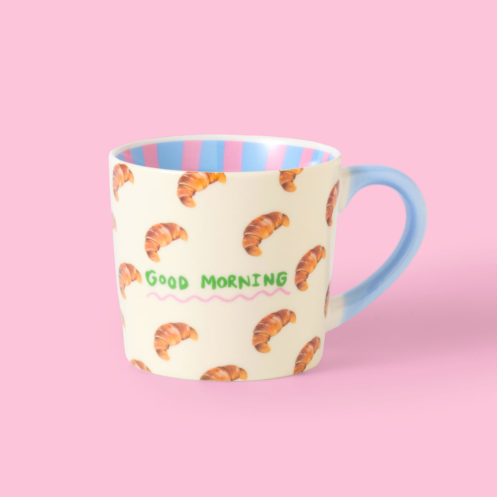 Good Morning Croissant Mug | Gifts For Pastry Lovers | Eleanor Bowmer ...