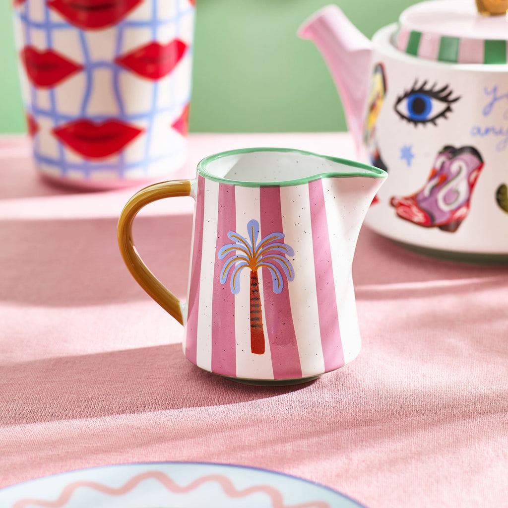 Electric Coast Palm Milk Jug – Eleanor Bowmer