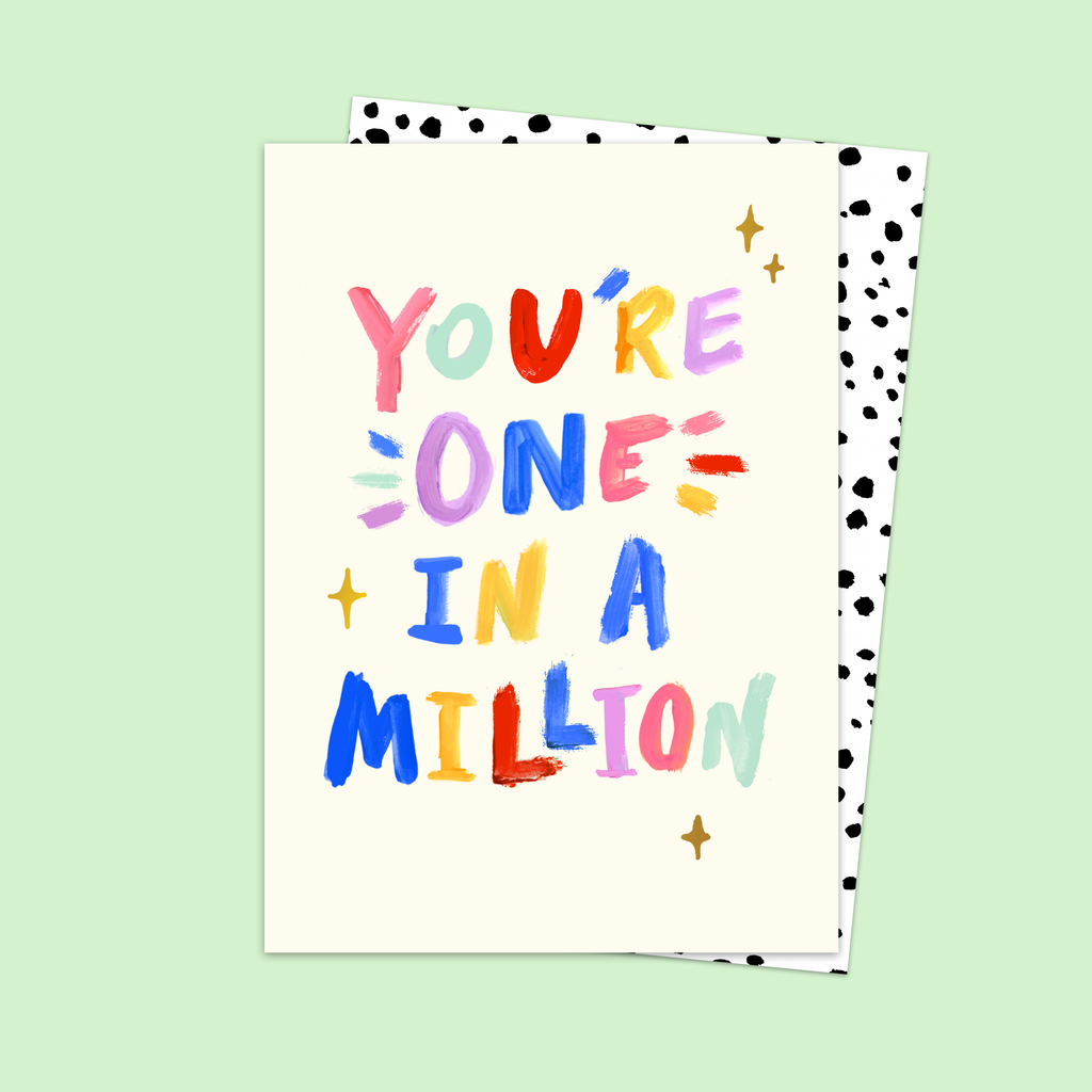 One In A Million Card – Eleanor Bowmer