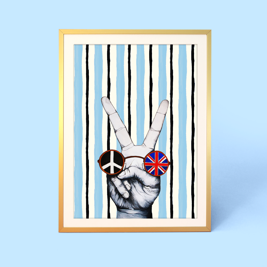 Peace & Britpop Print | Music Wall Art Print | Eleanor Bowmer – Eleanor ...