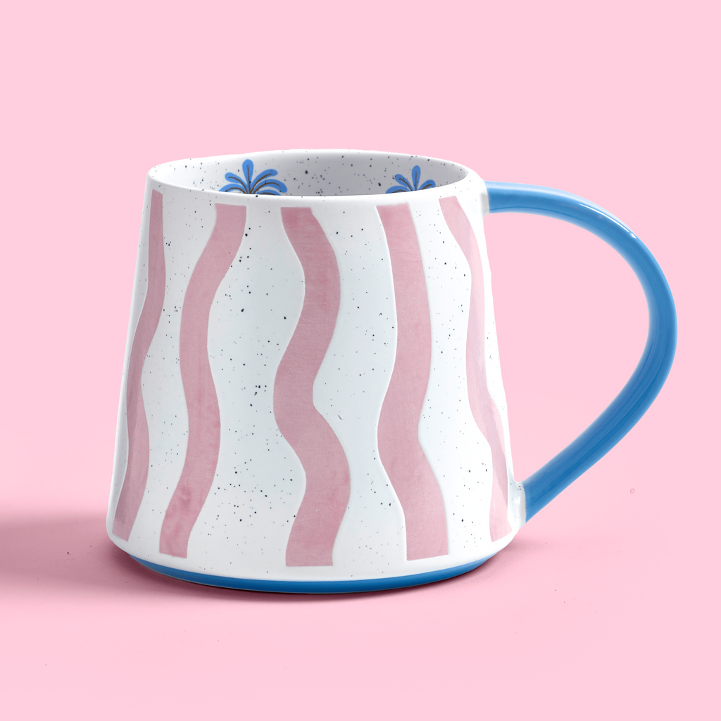 Electric Coast Pink Wave Mug – Eleanor Bowmer
