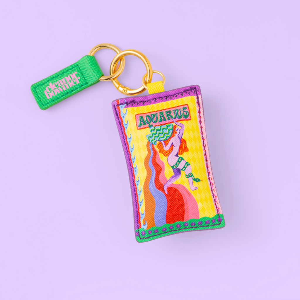 Aquarius Zodiac Keyring | Star Sign Gift | Eleanor Bowmer – Eleanor Bowmer