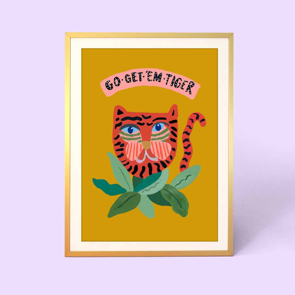 Go Get 'Em Tiger Print – Eleanor Bowmer