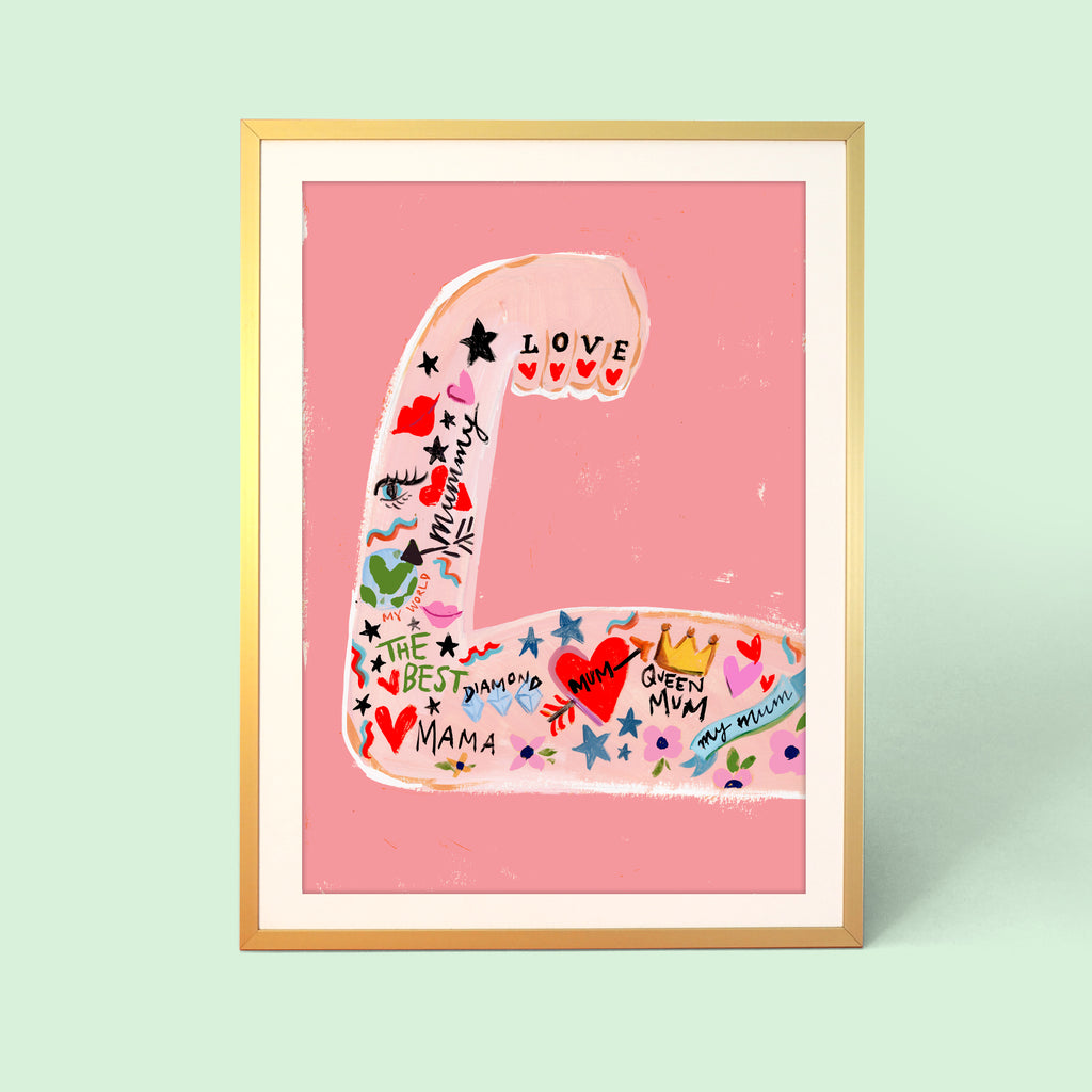 Mum Strong Arm Print – Eleanor Bowmer